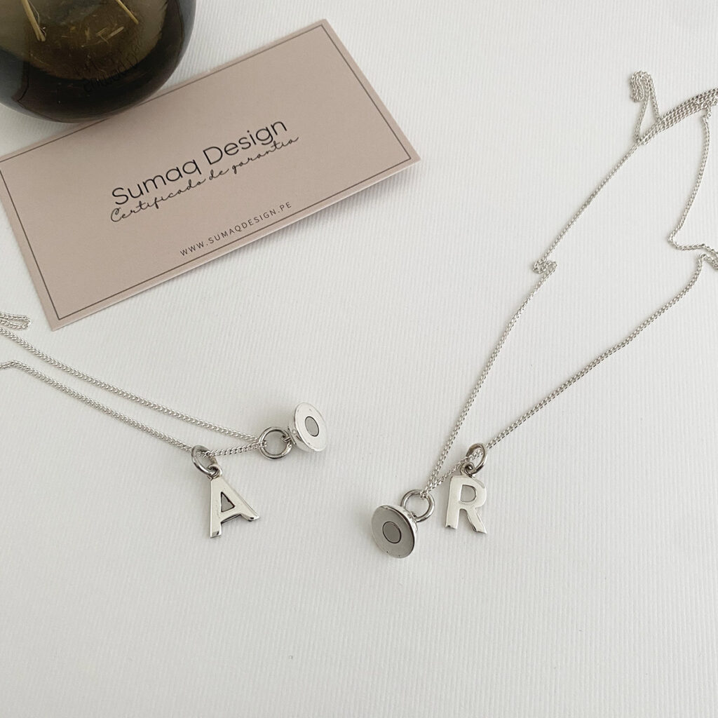 Pack de collares Siempre juntos con imán en plata – Sumaq Design